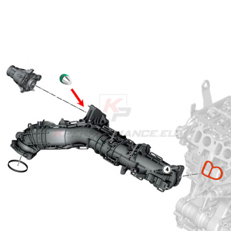 BMW B37, B47 Intake Manifold Plug - Swirl Flap Delete Kit - KPerformance