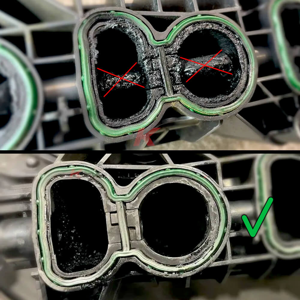 BMW B57, B57O, B57T Intake Manifold Plug - Swirl Flap Delete Kit ...