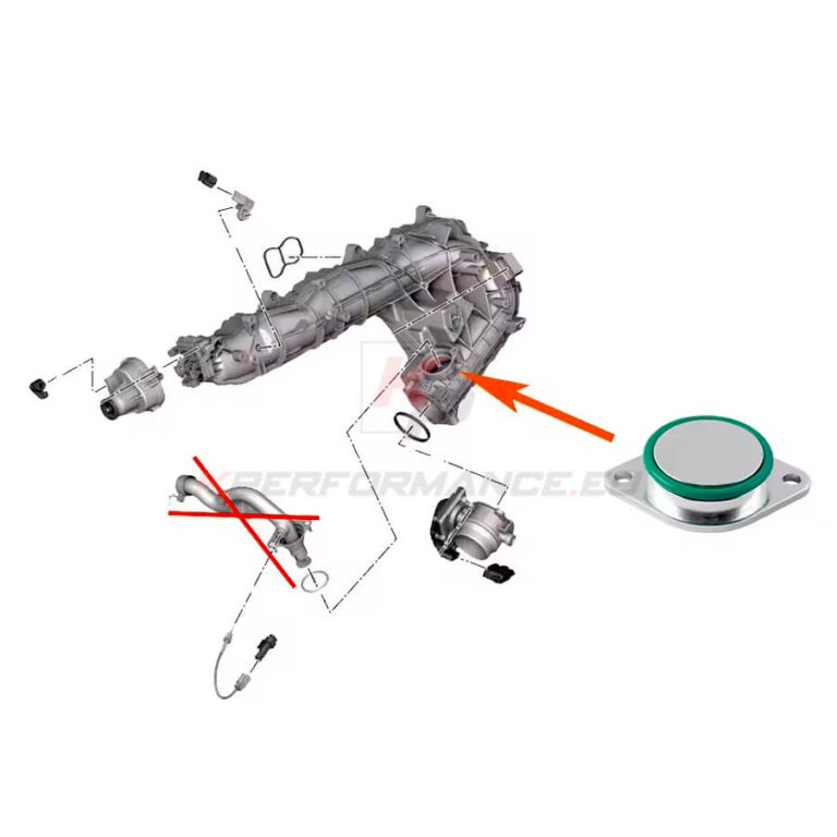 BMW EGR Valve And Cooler Delete Kit N57, N57S - KPerformance